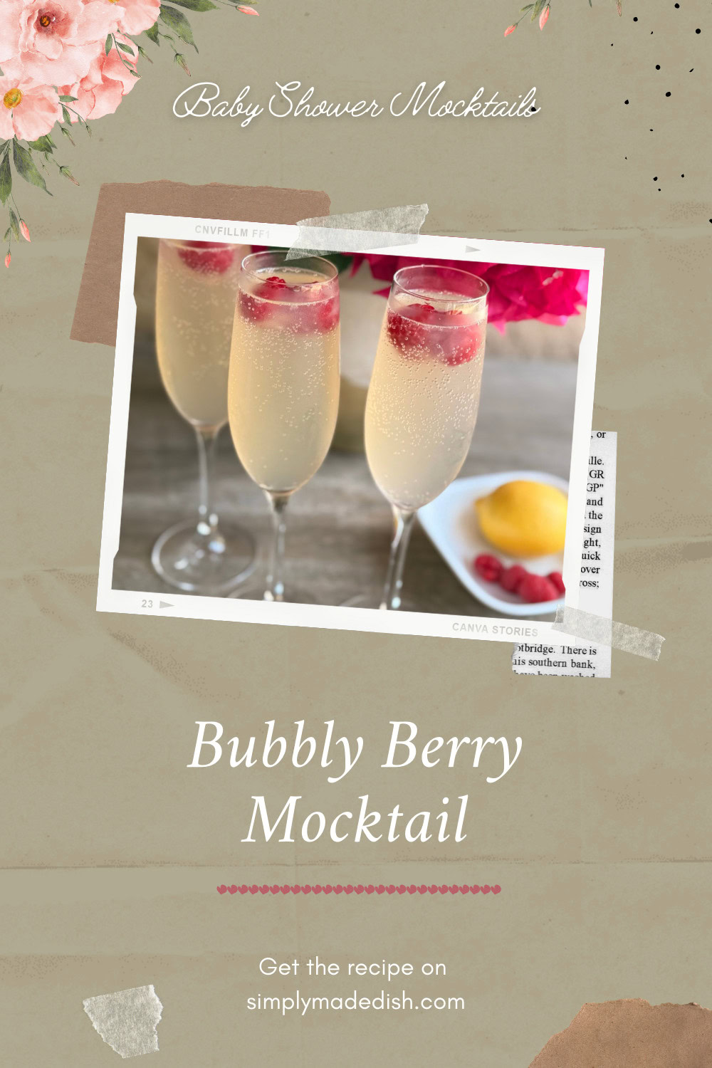 Bubbly Berry Mocktail - Simply Made Dish