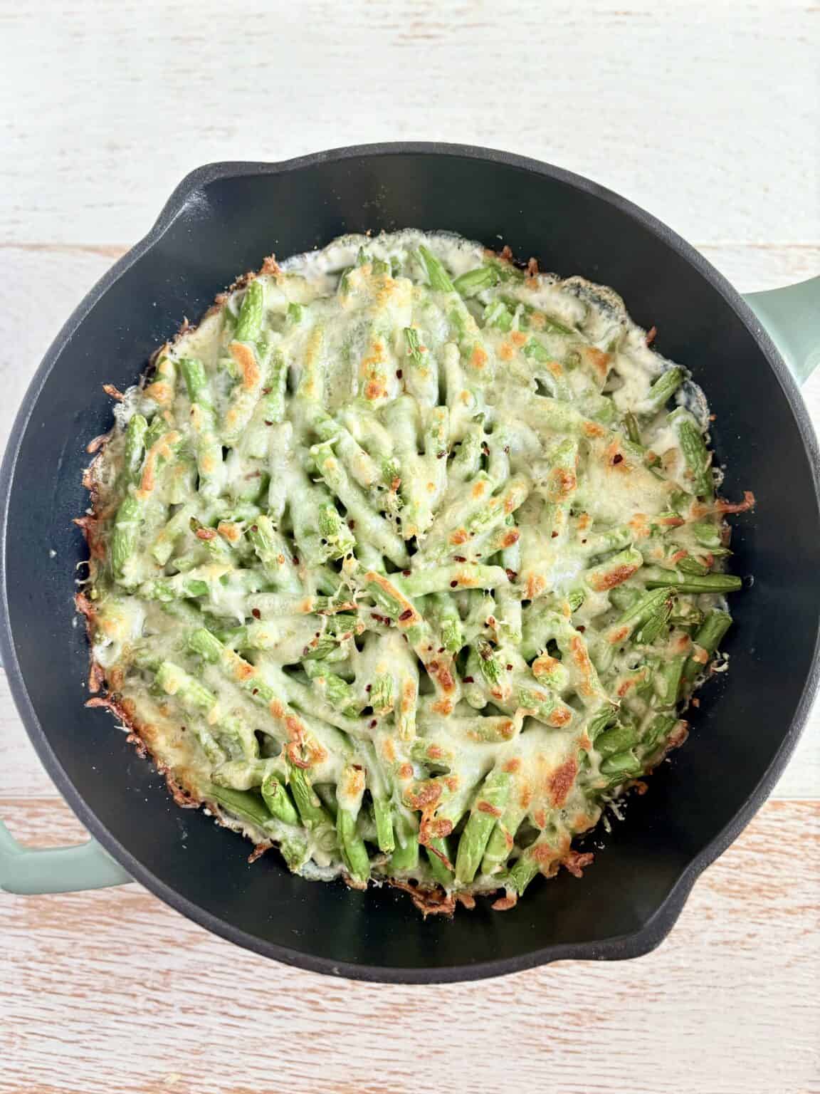 Cheesy Green Beans - Simply Made Dish
